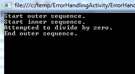 WF4.0:NativeActivity中的错误处理-CSDN博客