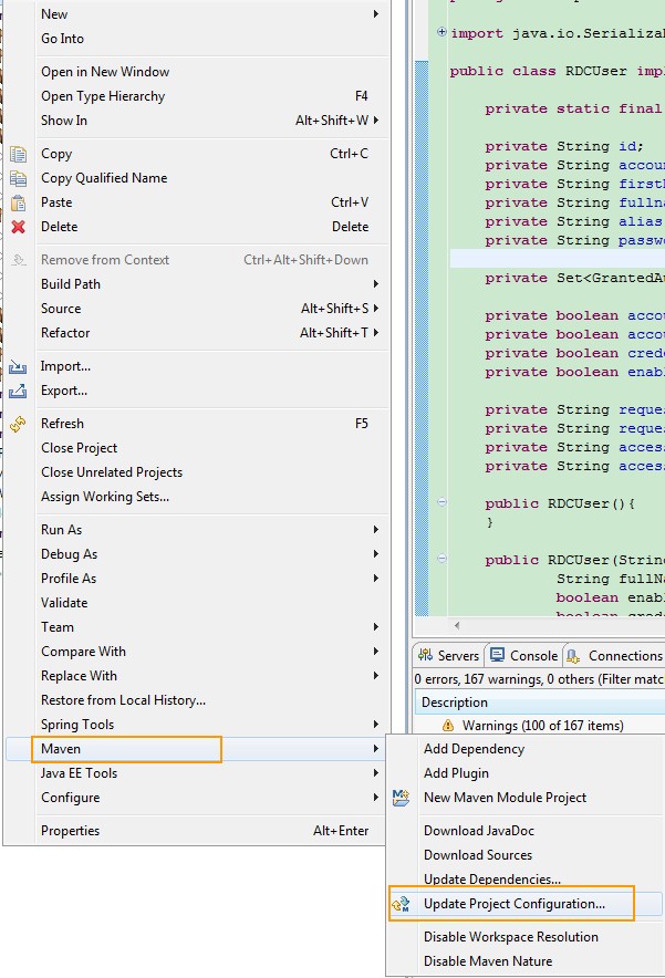Project Configuration Is Not Up To Date With Pomxml Programmer Sought 5660