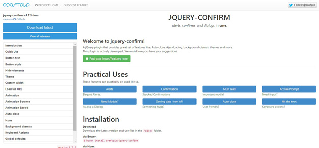 jQuery Confirm首页、文档和下载 - 多用途对话框 jQuery 插件 - OSCHINA - 中文开源技术交流社区