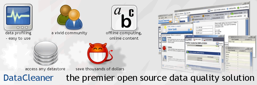DataCleaner首页、文档和下载 - 开源数据质量解决方案 - OSCHINA - 中文开源技术交流社区