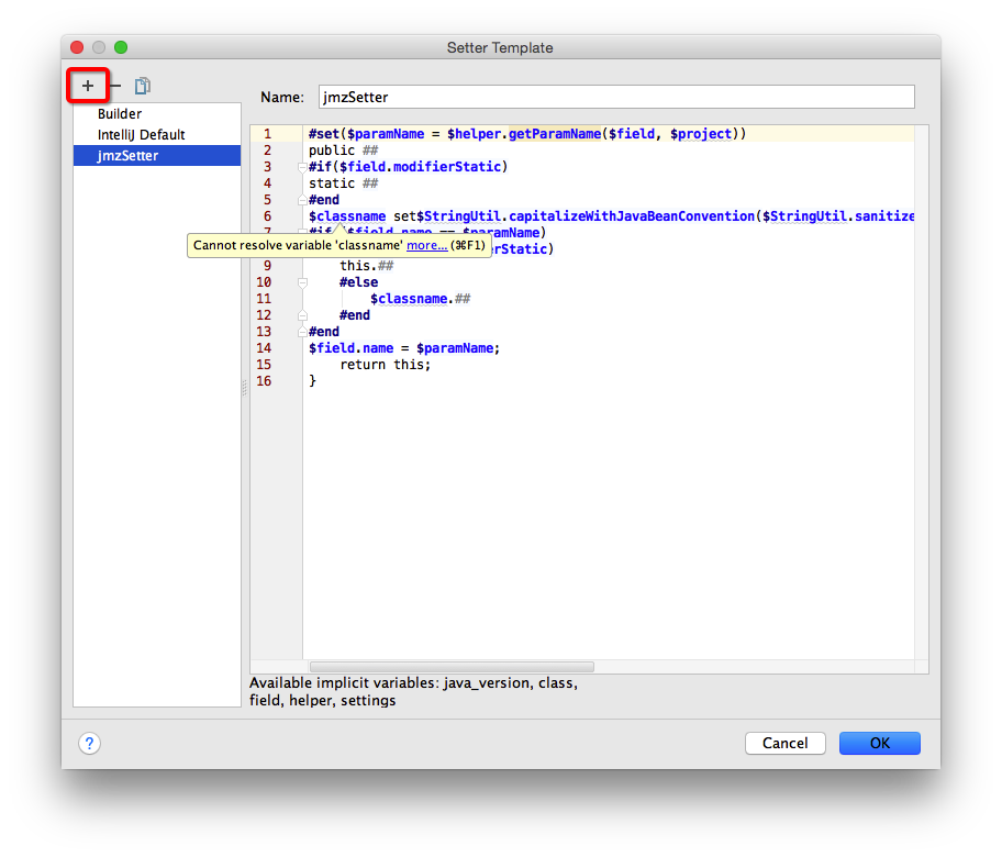 自定义IntelliJ IDEA 代码自动生成例的Getter | Setter生成模板-CSDN博客