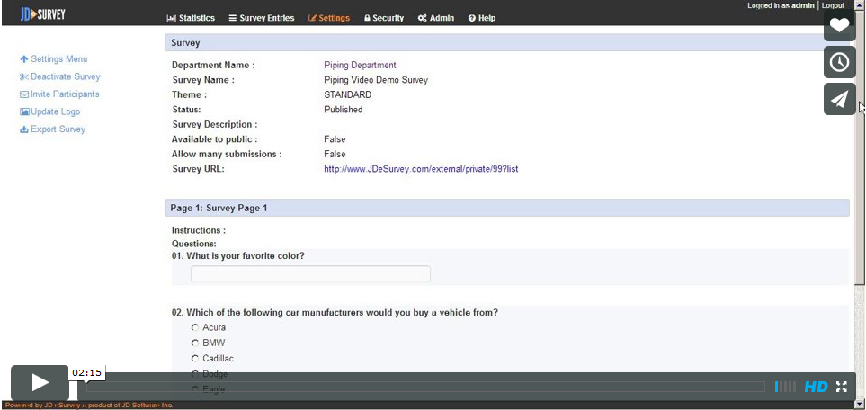 JD eSurvey首页、文档和下载 - 开源企业调查 Web 应用 - OSCHINA - 中文开源技术交流社区
