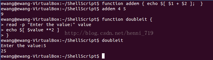 第6章创建函数 在bashrc文件中定义函数、在命令行创建函数、在命令行中使用函数 Csdn博客