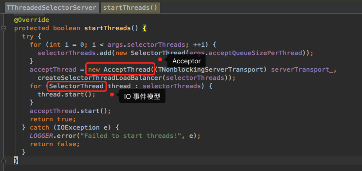 Thrift源码分析 Tthreadedselectorserver线程模型 Csdn博客