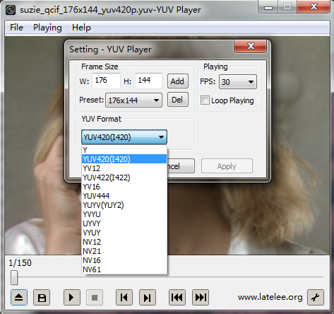 YUVPlayer首页、文档和下载 - 一个简单的 YUV 播放器 - OSCHINA - 中文开源技术交流社区