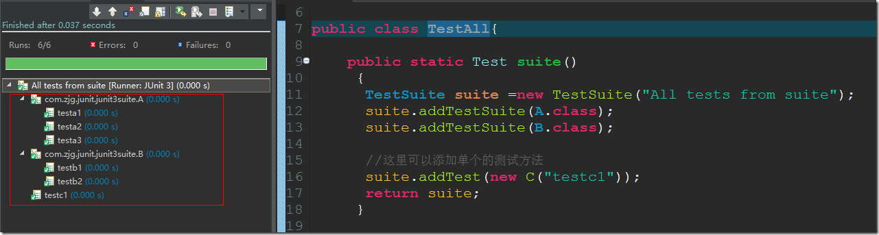 Junit中test Suite的用法 Csdn博客
