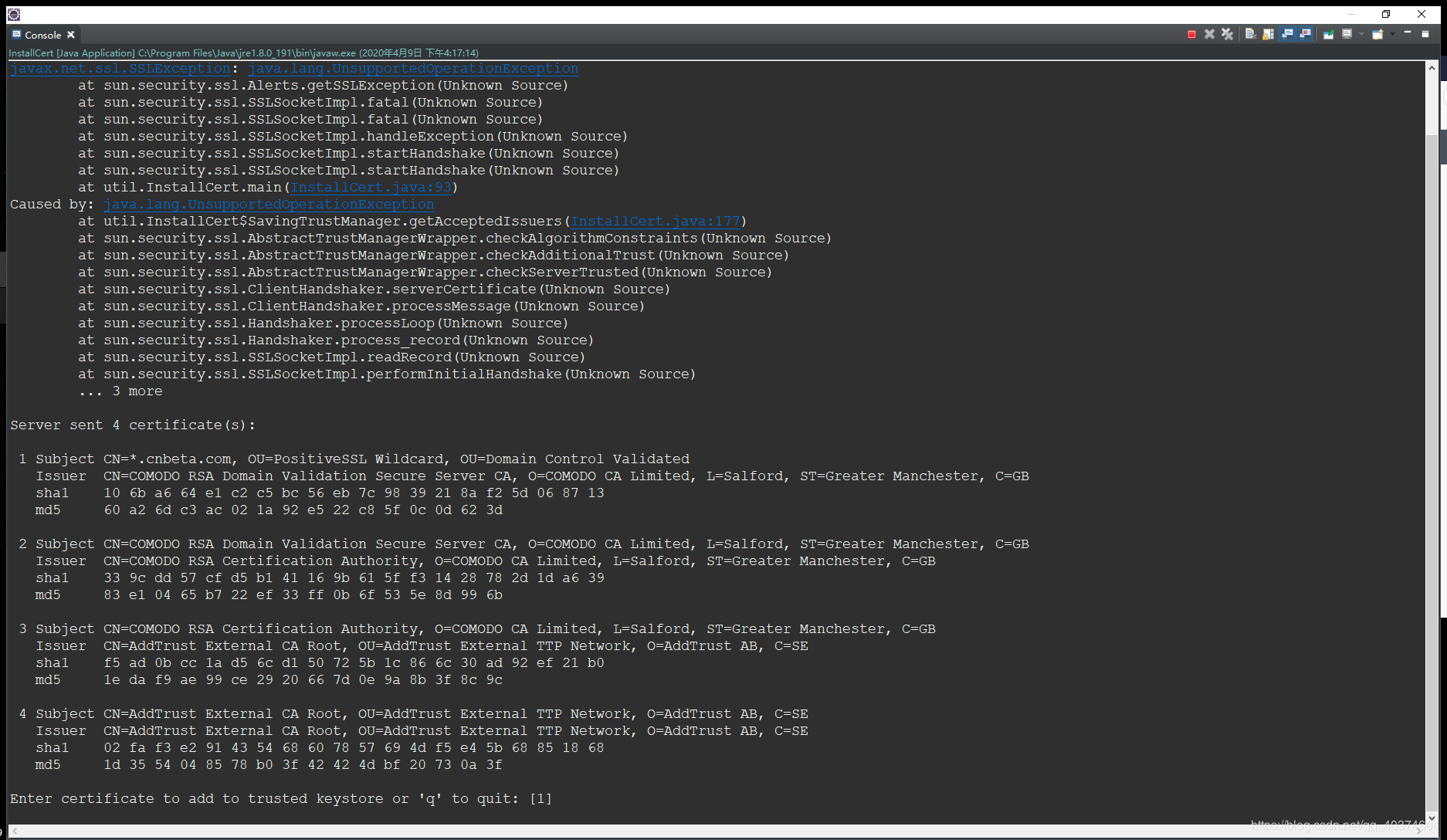 Java异常之【sun.security.validator.ValidatorException: PKIX path building failed: sun.security ...