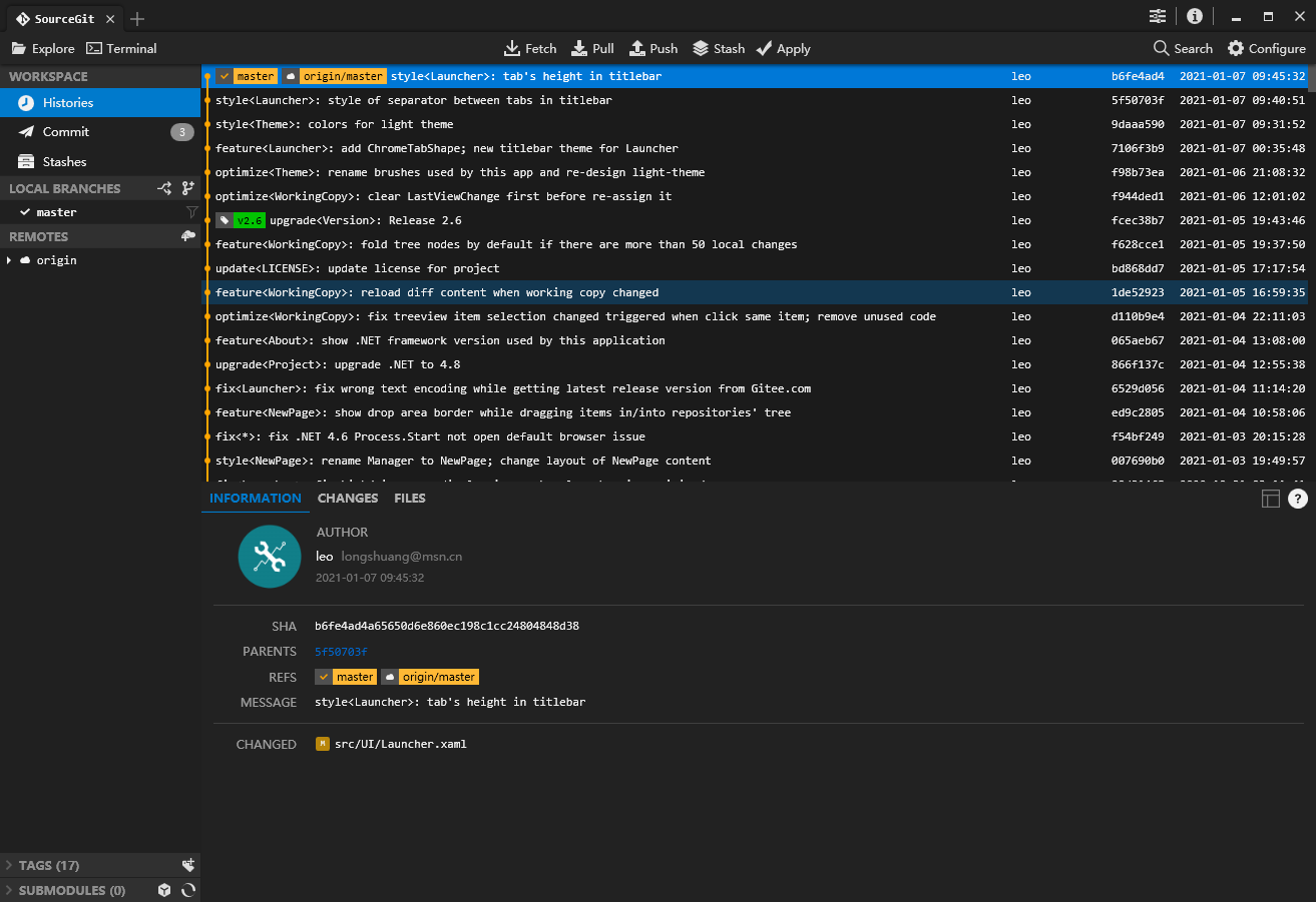 SourceGit首页、文档和下载 - 开源的 Git 客户端 - OSCHINA - 中文开源技术交流社区