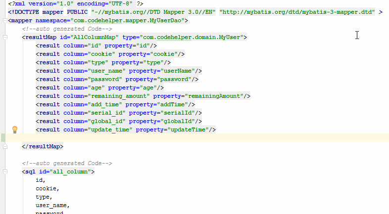 MyBatisCodeHelper首页、文档和下载 - Intellij 下 mybatis 插件 - OSCHINA - 中文开源技术交流社区