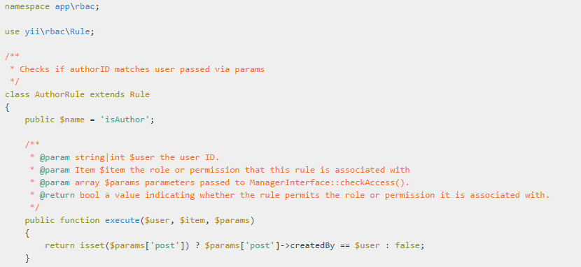 YII2 RBAC规则与源码分析 - 303650172的个人空间 - OSCHINA - 中文开源技术交流社区