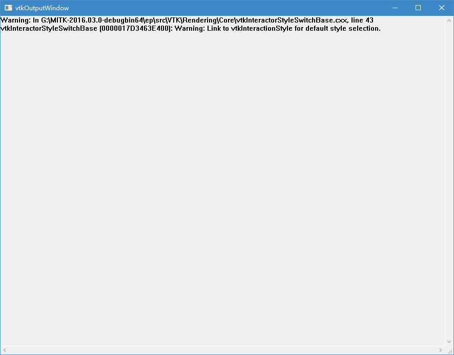 Warning Link To Vtkinteractionstyle For Default Style Selection的解决办法 Csdn博客