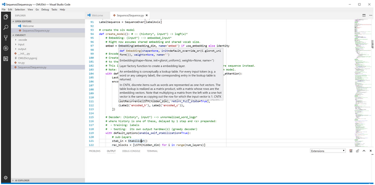 Visual Studio Code 现支持深度学习/ AI 应用程序 - OSCHINA - 中文开源技术交流社区