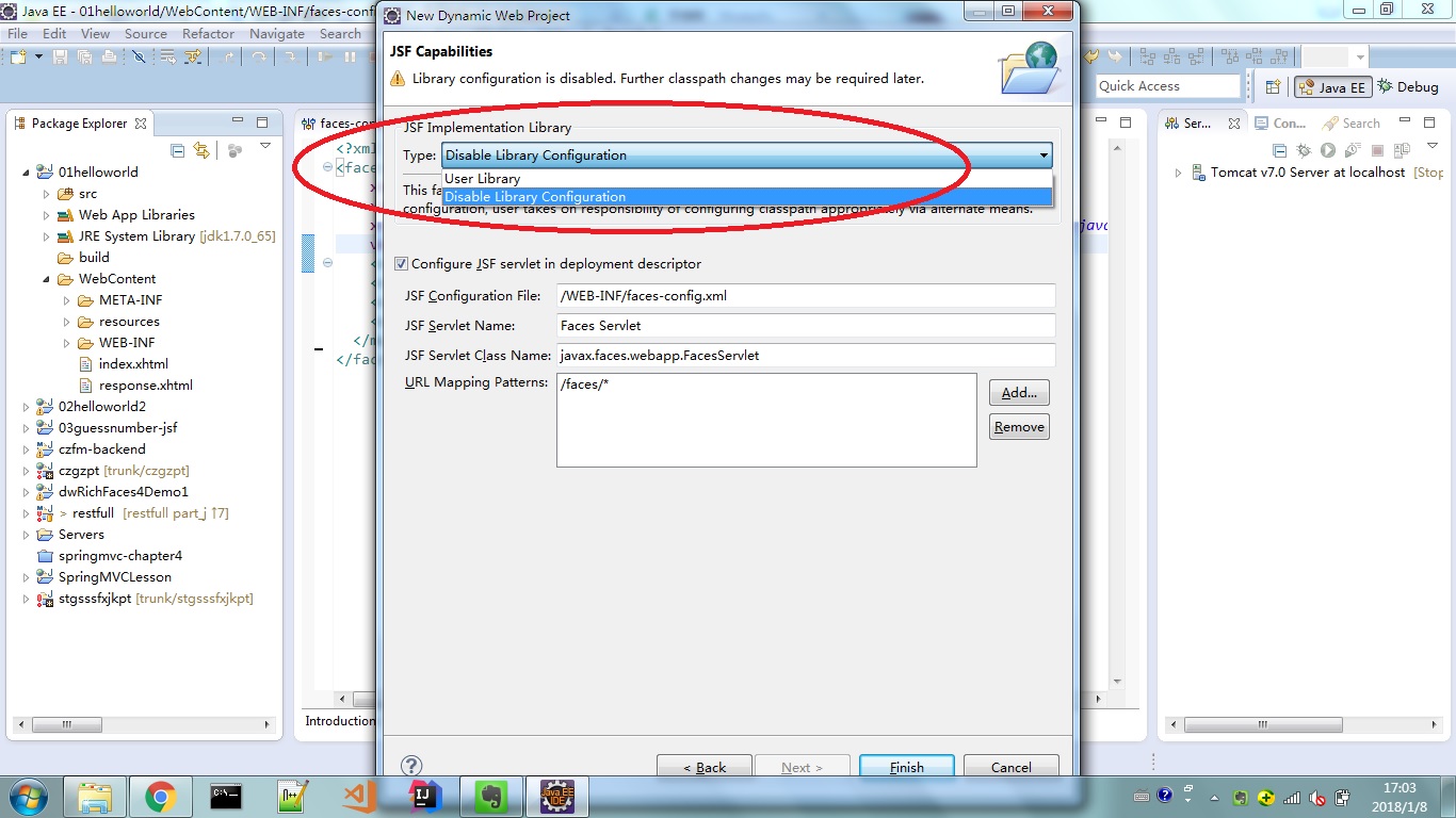 Eclipse JSF项目搭建-CSDN博客