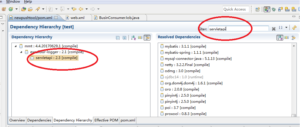 maven org.springframework.web.filter.CharacterEncodingFilter cannot be ...