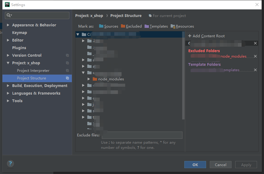 The Solution For Pycharm To Be Too Stuck Due To The Node modules 