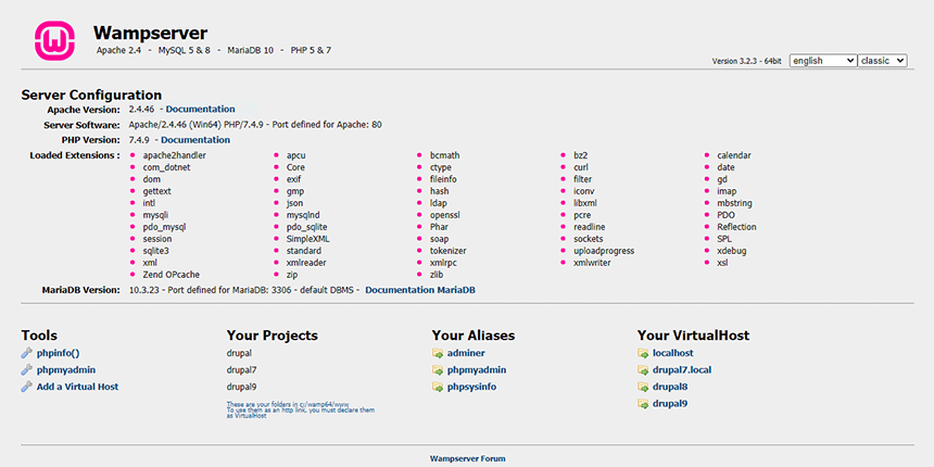 WampServer首页、文档和下载 - Windows Web 集成开发环境 - OSCHINA - 中文开源技术交流社区