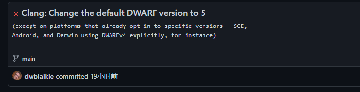 LLVM Clang 默认使用 DWARFv5 调试格式 - OSCHINA - 中文开源技术交流社区