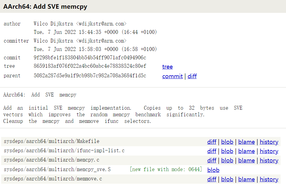 Glibc 增加面向 Arm SVE 优化的内存拷贝，大幅提升性能 - OSCHINA - 中文开源技术交流社区
