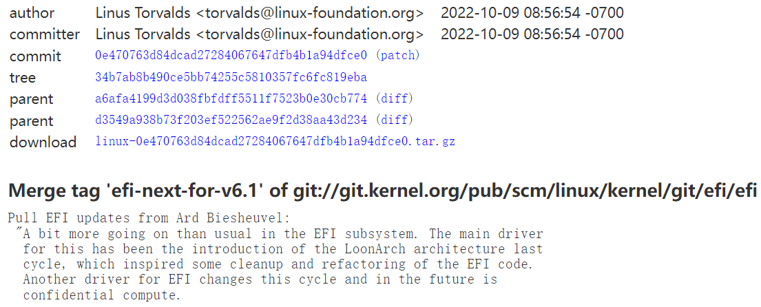 Linux 6.1 合并 LoongArch EFI Boot - OSCHINA - 中文开源技术交流社区