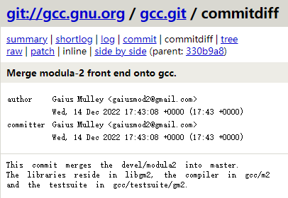 GCC 13 主线已合并 Modula-2 语言前端代码 - OSCHINA - 中文开源技术交流社区
