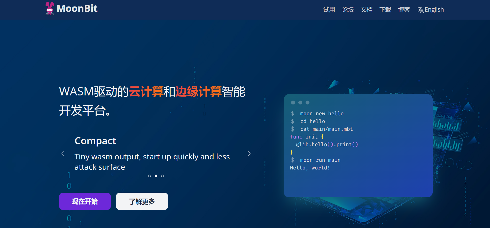 中国开发者团队创建的编程语言：MoonBit（月兔） - OSCHINA - 中文开源技术交流社区
