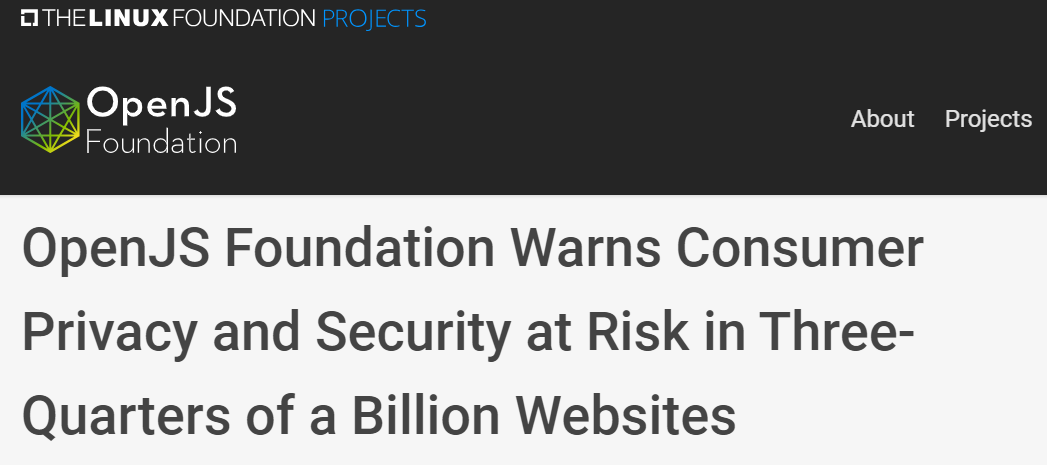 因使用过时 jQuery 版本，7.5 亿个网站存在隐私和安全风险 - OSCHINA - 中文开源技术交流社区