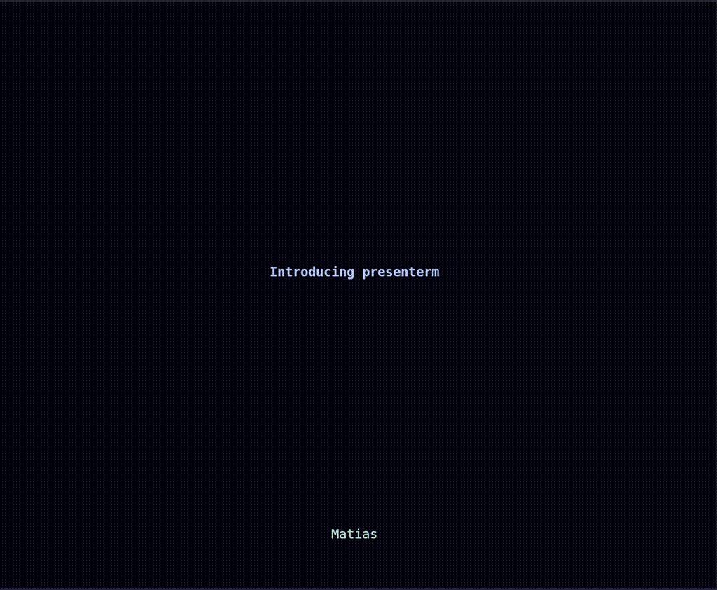 presenterm首页、文档和下载 - Markdown 终端幻灯片工具 - OSCHINA - 中文开源技术交流社区