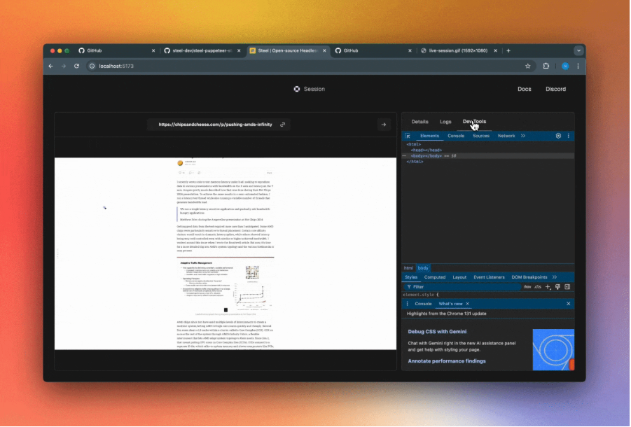 Steel.dev首页、文档和下载 - 开源浏览器 API - OSCHINA - 中文开源技术交流社区