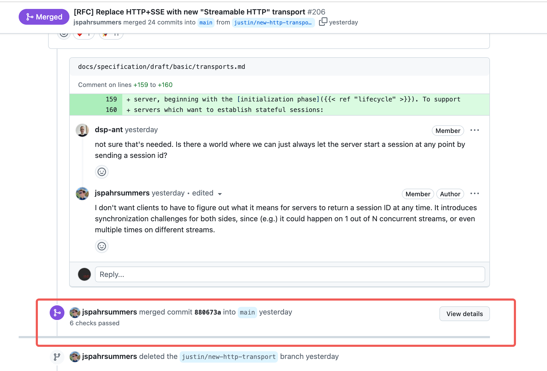 开源模型上下文协议 MCP 已合并 "Streamable HTTP" 提案 - OSCHINA - 中文开源技术交流社区