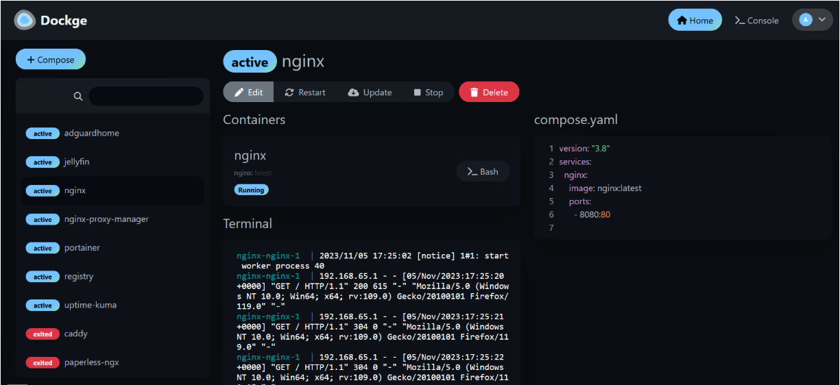 Dockge首页、文档和下载 - 简单易用的 docker-compose 管理器 - OSCHINA - 中文开源技术交流社区