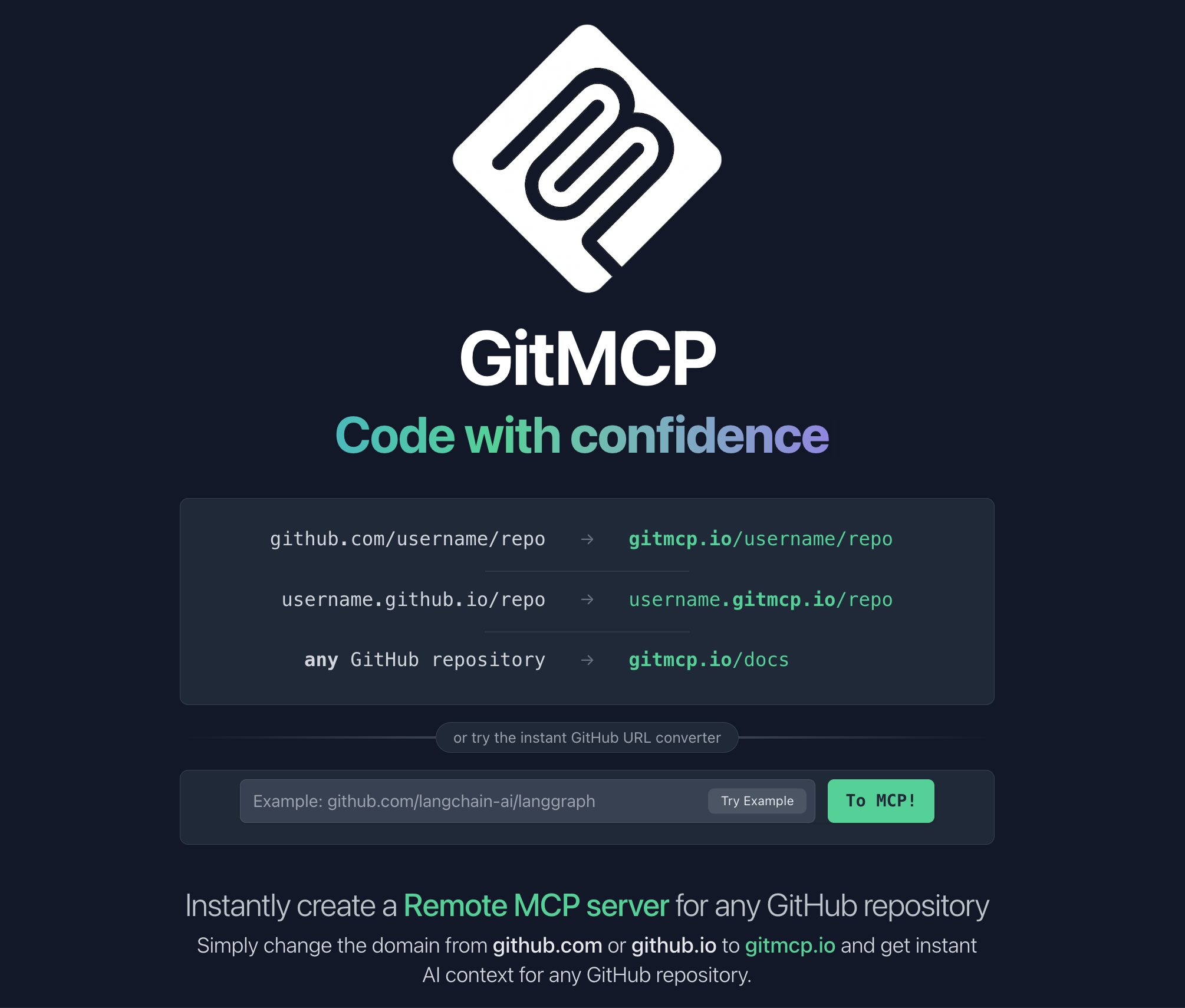 GitMCP首页、文档和下载 - 远程 MCP 服务器 - OSCHINA - 中文开源技术交流社区