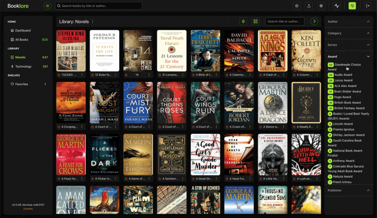 BookLore首页、文档和下载 - 托管、管理和浏览书籍的 Web 应用 - OSCHINA - 中文开源技术交流社区