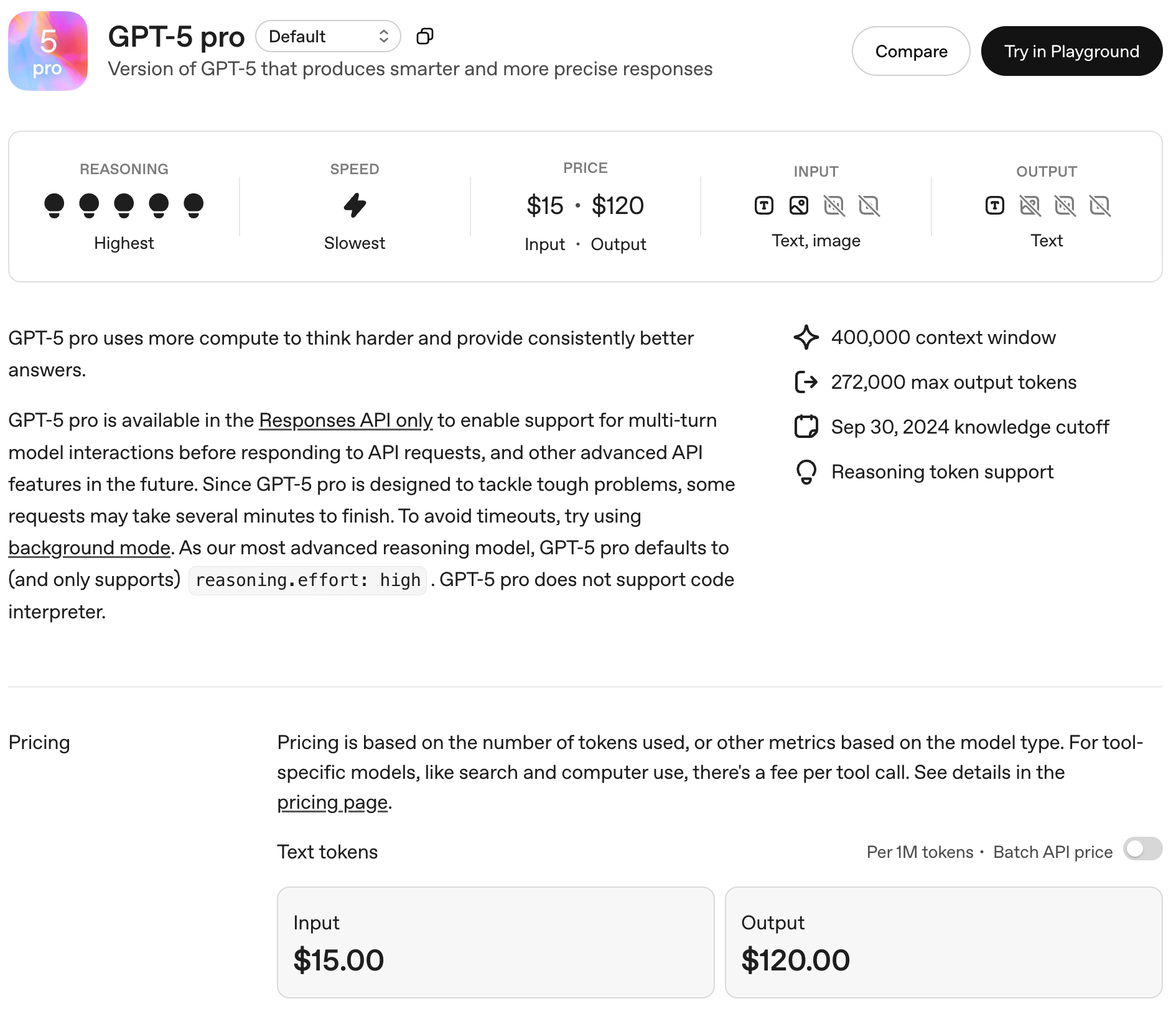 OpenAI 正式上线 GPT-5 Pro API - OSCHINA - 中文开源技术交流社区